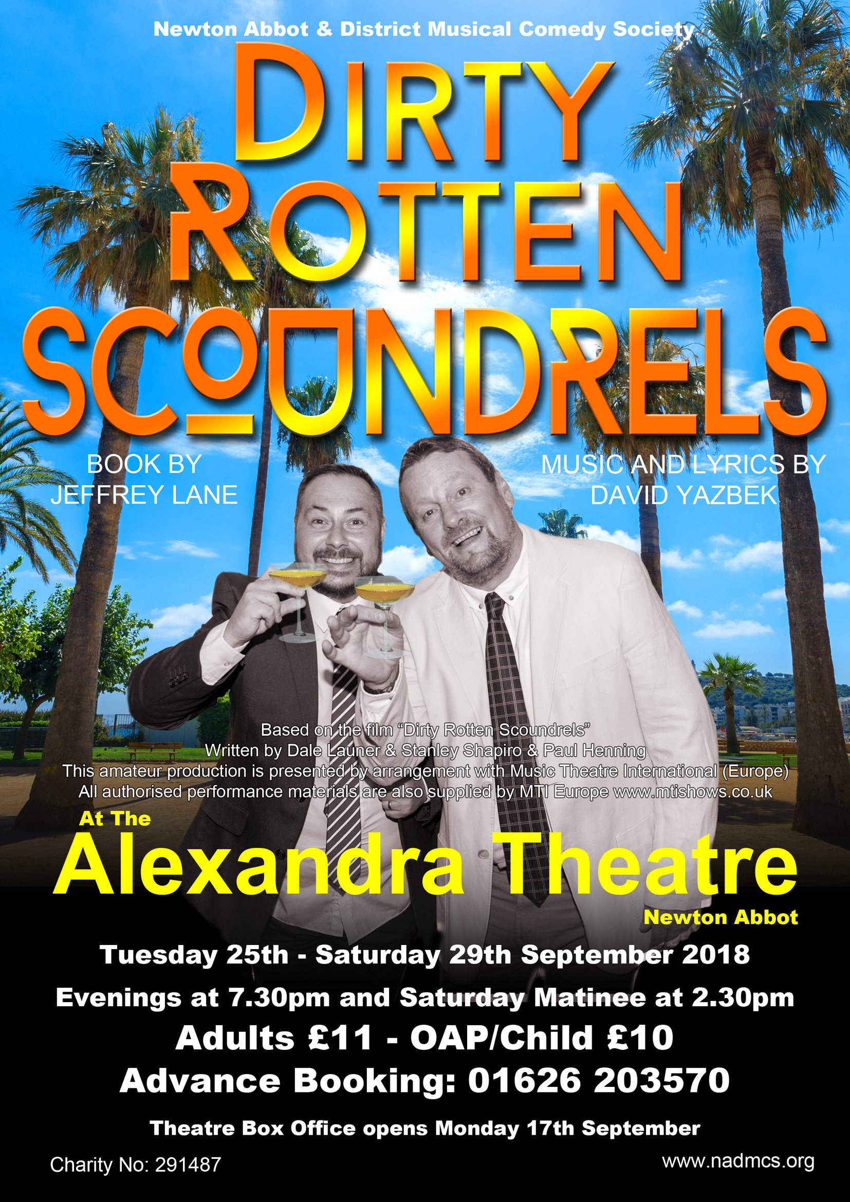 previous productions-Dirty Rotten Scoundrels – NADMCS